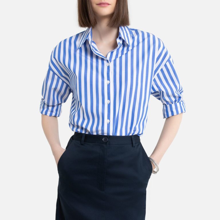 La chemise rayée bleue - Le Dressing Idéal
